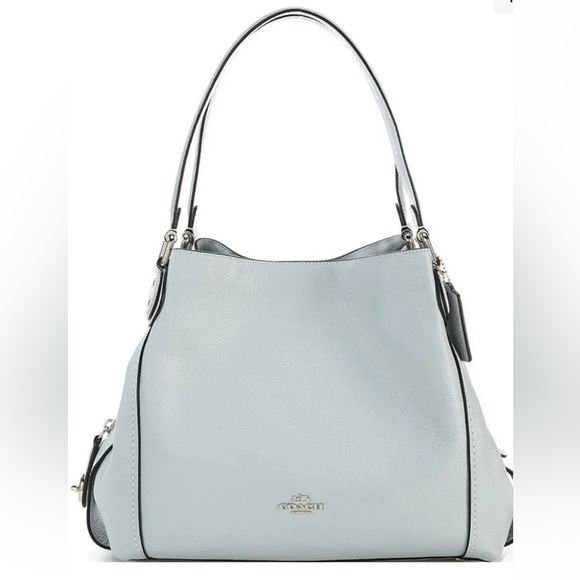 Coach | Bags | Coach Edie 3 Large Shoulder Bag In Sky Blue | Poshmark